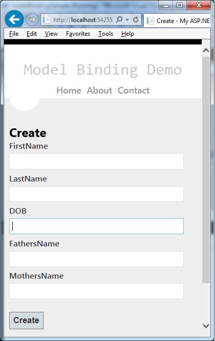 Introduction To Aspnet Mvc Model Binding An Absolute Beginners Tutorial Codeproject