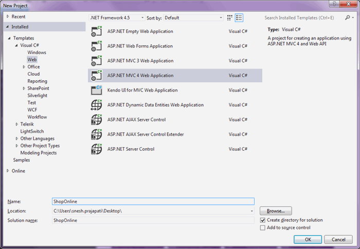 Developing Mobile Specific Views Using Jquery Mobile In Aspnet Mvc 4 Part 1 Codeproject