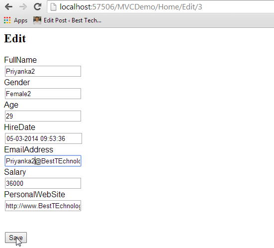 Aspnet Mvc Hiddeninput And Readonly Attributes Codeproject