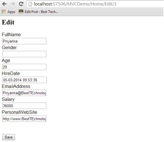 Aspnet Mvc Hiddeninput And Readonly Attributes Codeproject