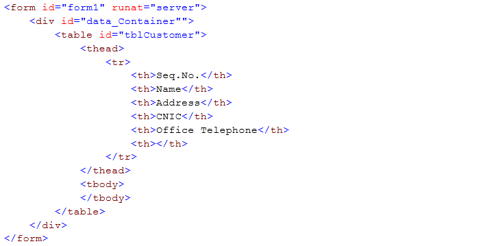 Developing Fully Functional Data Grids With Jquery Datatable And Aspnet Generic Handler