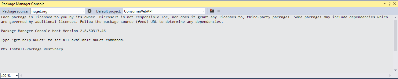 Consuming Aspnet Web Api Using Aspnet Mvc4 And Restsharp Codeproject 