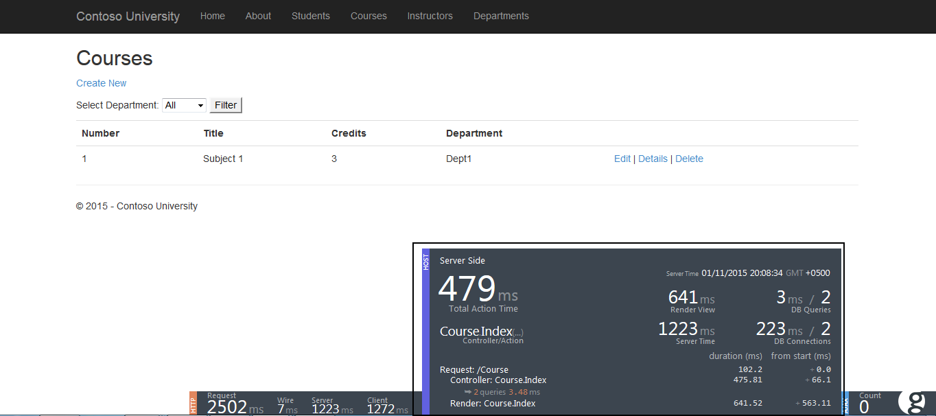Debug Aspnet Mvc Application With Glimpse Codeproject