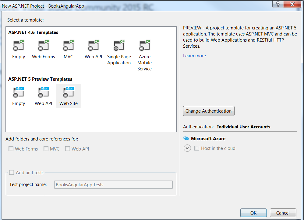 Angular Js Application With Mvc 6 Web Api 2 Aspnet 5 And Gulp Part 1 Codeproject 1036