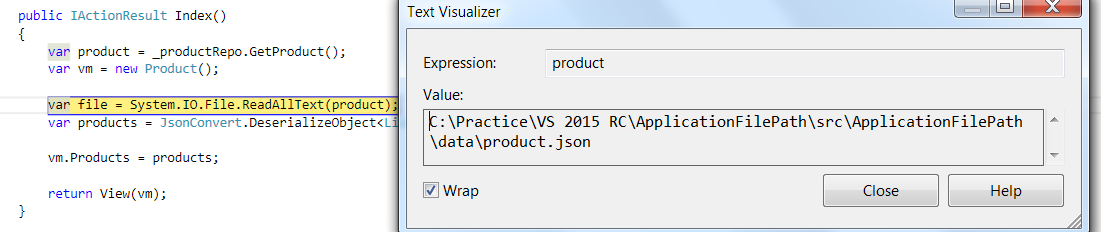 Accessing Filepath In Mvc 6 Via Dependency Injection Codeproject