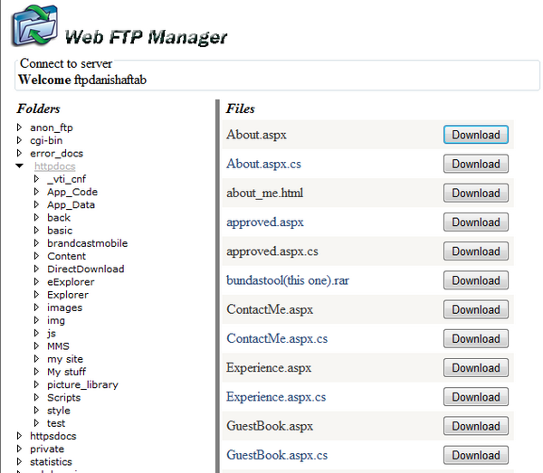 A Web Based Ftp Client Codeproject
