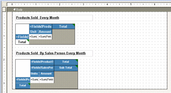 Create Matrix Report Using Reportviewer In Aspnet 20 Codeproject