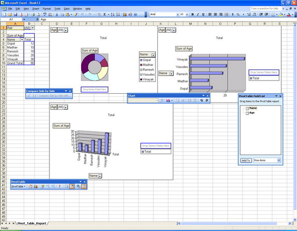Creating Pivot Tables And Charts Using Activex Codeproject 2953