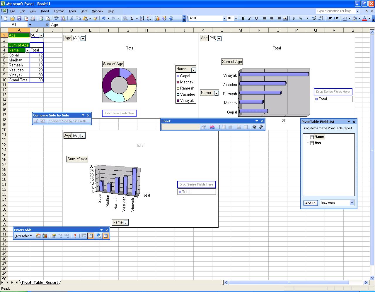 Creating Pivot Tables And Charts Using Activex Codeproject