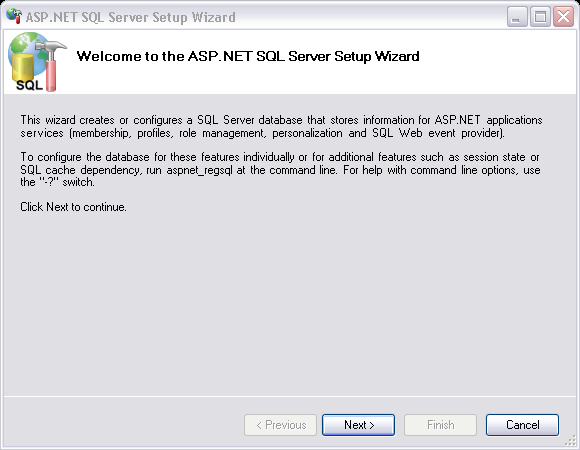 Using Sql Membership With Aspnet Application Codeproject