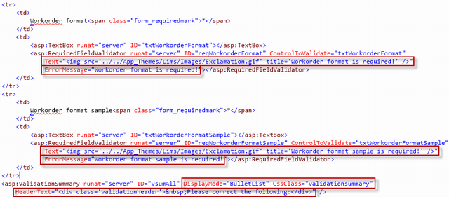 Customize Validation Summary Codeproject