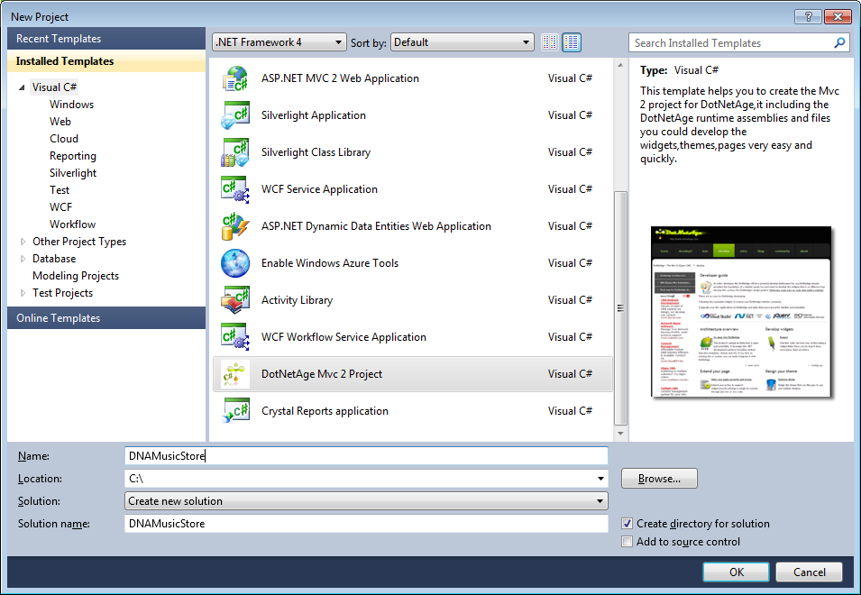 Improving Aspnet Mvc Music Store More Usability With Dotnetage In 30 Minutes Codeproject