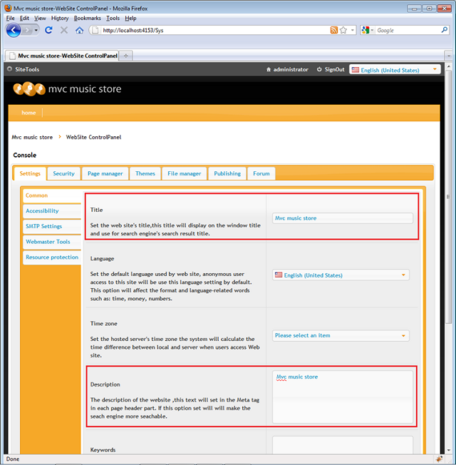 Improving Aspnet Mvc Music Store More Usability With Dotnetage In 30 Minutes Codeproject