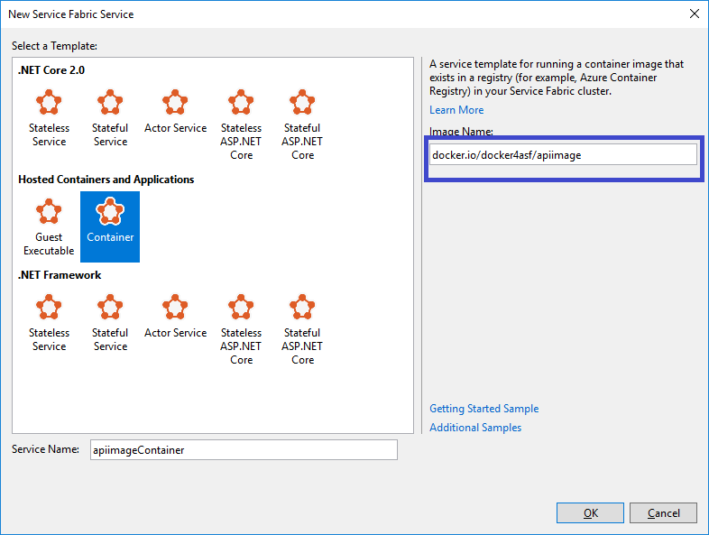 Hosting Aspnet Web Api To Azure Service Fabric Using Containers Codeproject 8283