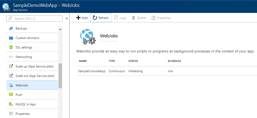 Deploy Console Application As An Azure Webjob Using Vsts Codeproject