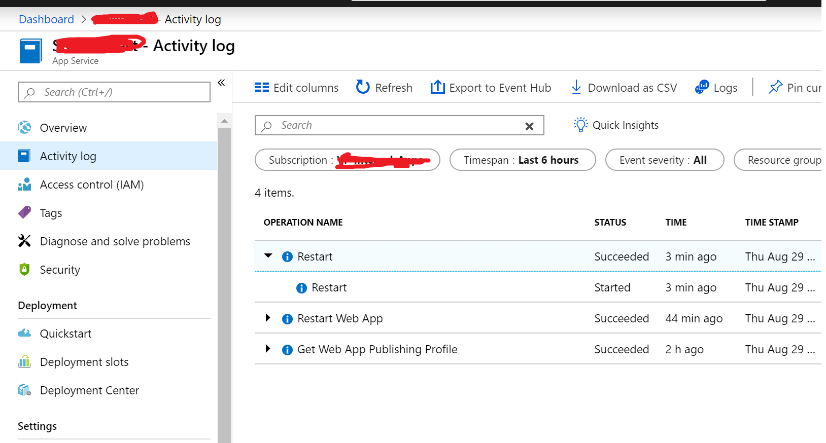 Restart Azure Web App Using Azure Logic App - CodeProject Restart Azure Web App Using Azure Logic App - CodeProject
