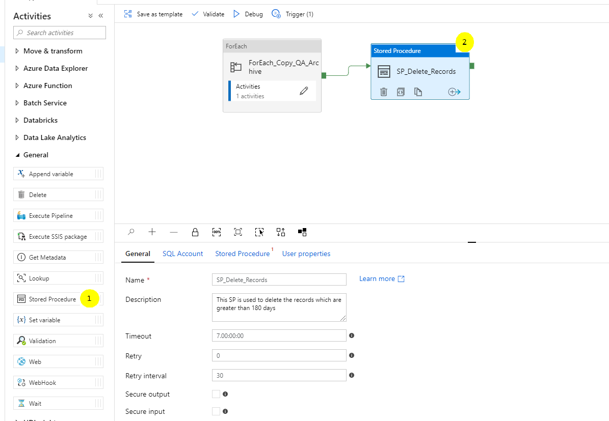 Azure Data Factory Copy With Stored Procedure Data From One Database To Another On Azure Sql