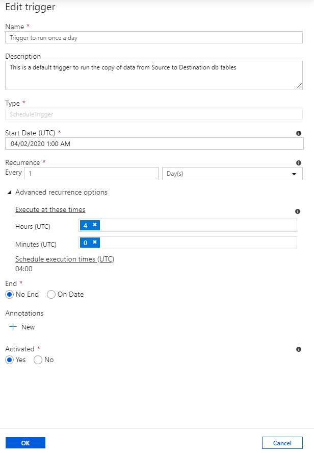 Azure Data Factory Copy With Stored Procedure Data From One Database To Another On Azure Sql