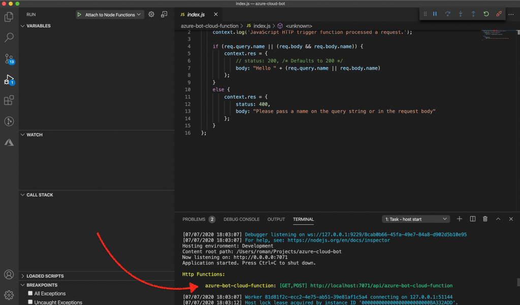 Building A Telegram Bot With Azure Functions And Nodejs Codeproject