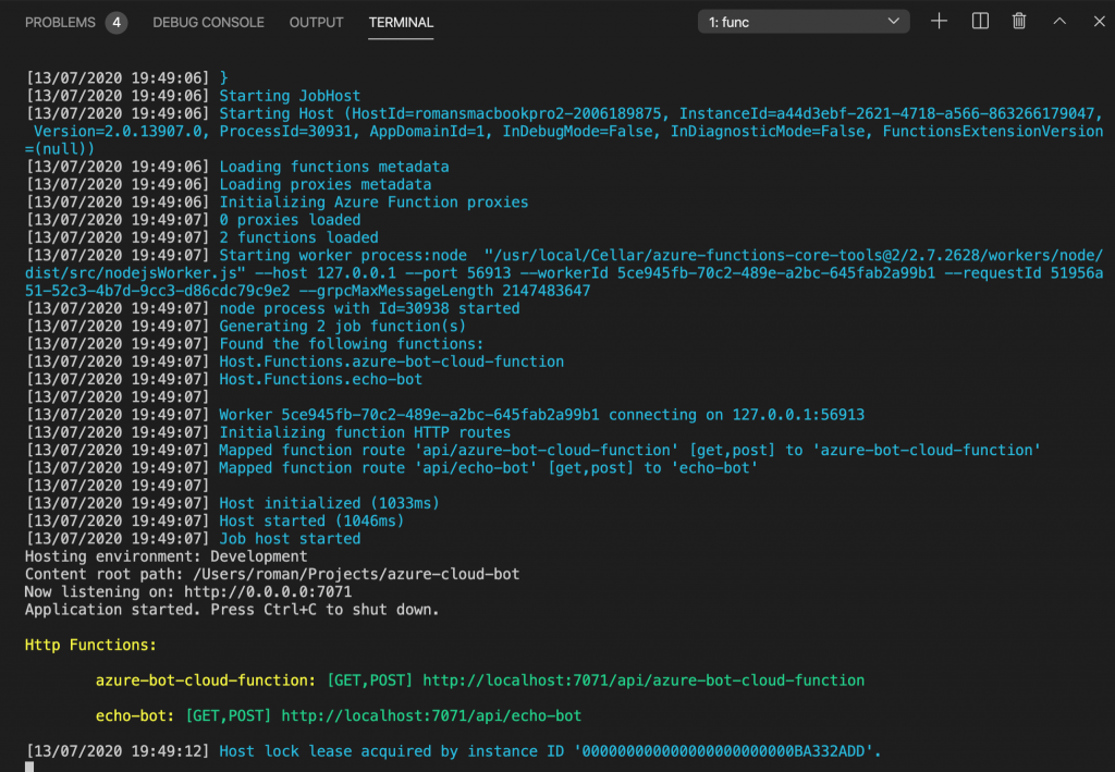Building A Telegram Bot With Azure Functions And Nodejs Codeproject