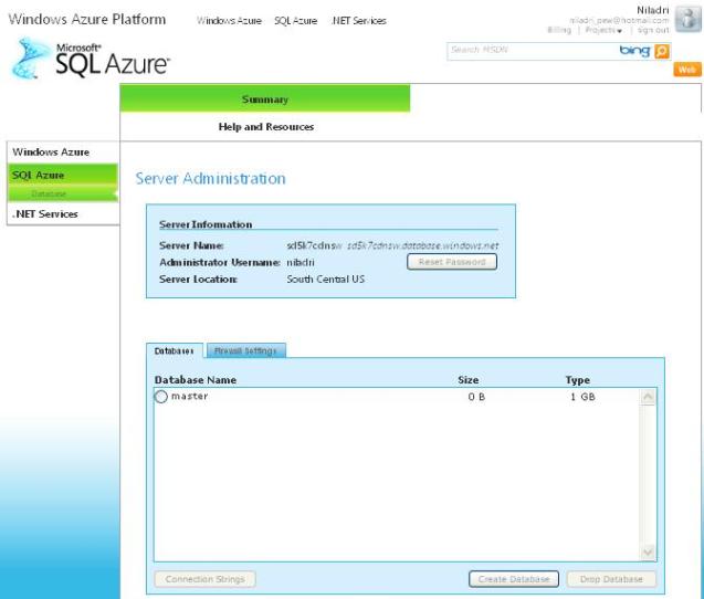 Step By Step Introduction To Microsoft Sql Azure Codeproject