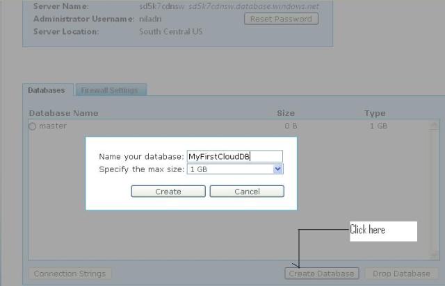 Step By Step Introduction To Microsoft Sql Azure Codeproject