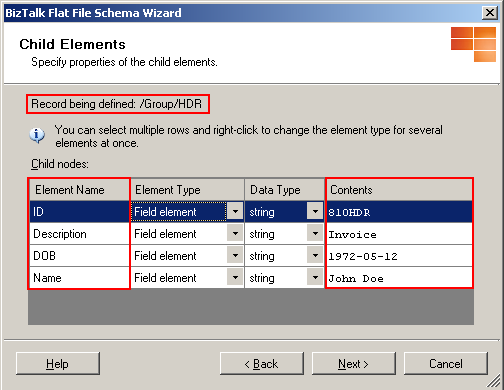 Creating Flat File Schemas Using The Biztalk Server 2006 Flat File Schema Wizard Codeproject