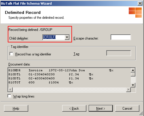 Creating Flat File Schemas Using The Biztalk Server 2006 Flat File Schema Wizard Codeproject