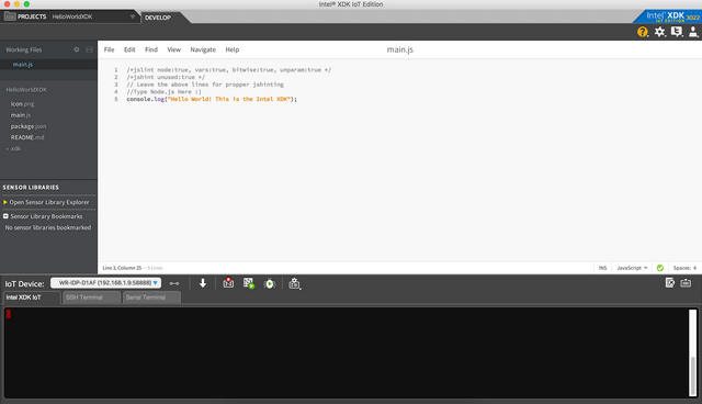 Getting Started With Intel® Iot Gateways Javascript Codeproject