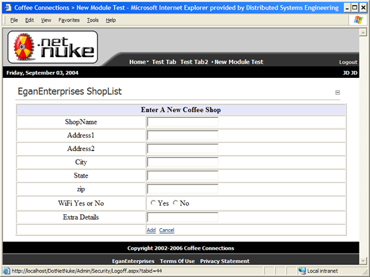 Building Websites With Vbnet Chapter 7 Creating Custom Modules Codeproject 