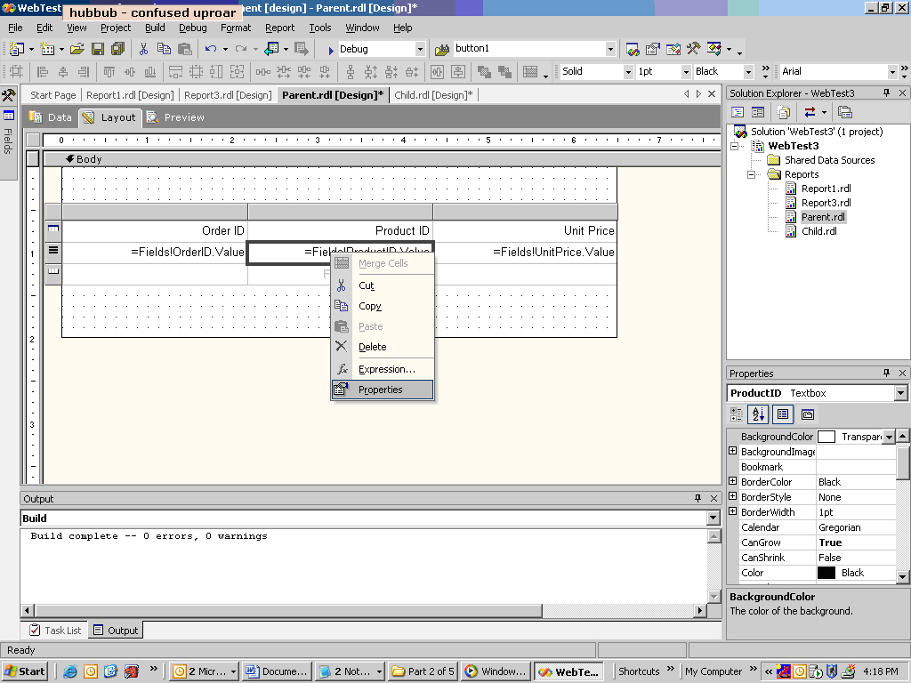 Adding Input Parameters To The Sql Report Codeproject