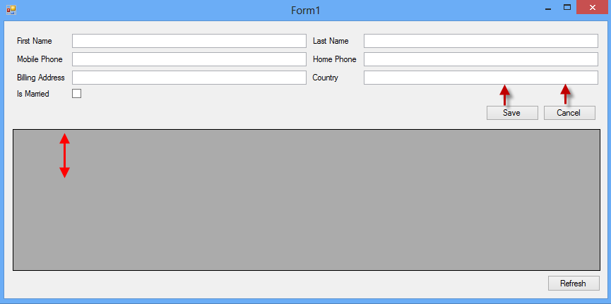 Designing The Layout Of Windows Forms Using A Tablelayoutpanel With Auto Expand Panels Codeproject