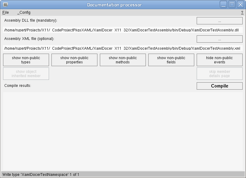 Writing A Xaml Application For X11 And Windows To Create Html Help For Assemblies Codeproject 1259