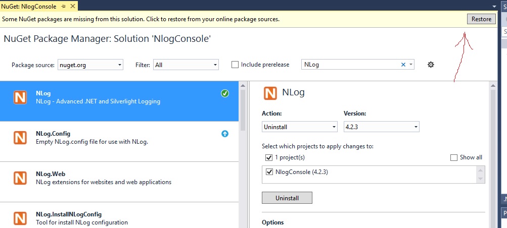 How To Upload Nlog Configuration Into Version Control System Codeproject
