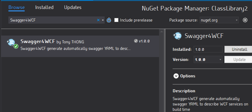 How To Generate Basic Swagger Yaml Description For Wcf Automatically On Build Time With
