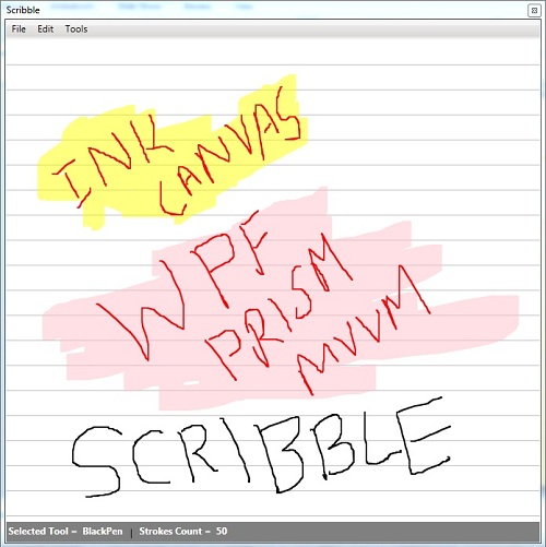 Scribble Wpf Inkcanvas Application Using Prism Mvvm Codeproject