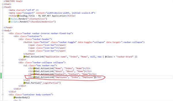 Crud Operations Easy With New Scaffolding Feature Of Mvc 5 Using Vs2013 Codeproject