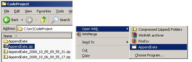 Append Date And Time To File Codeproject