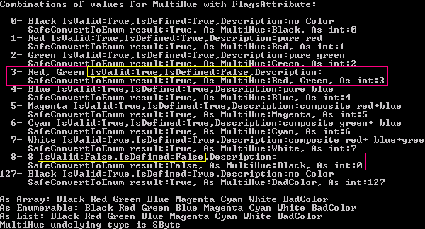 Extending The Enum Class To Validate The Enum Values With The Flags Attribute Codeproject