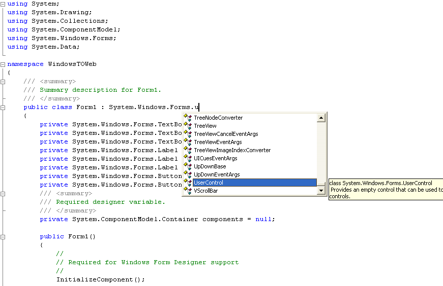 Using Windows Application On Web Codeproject