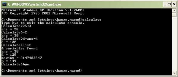 A Command Line Calculator Codeproject