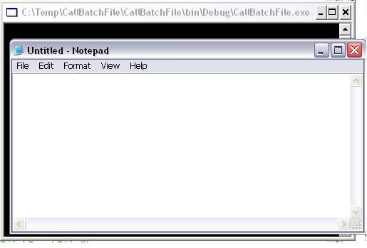 How To Launch Windows Applications Notepad Call Batch Files From A Cnet Console