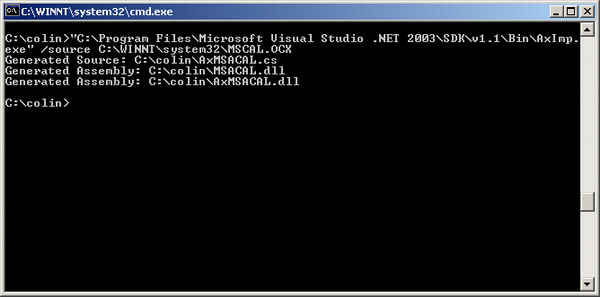 Importing And Extending Activex Controls In Net Codeproject