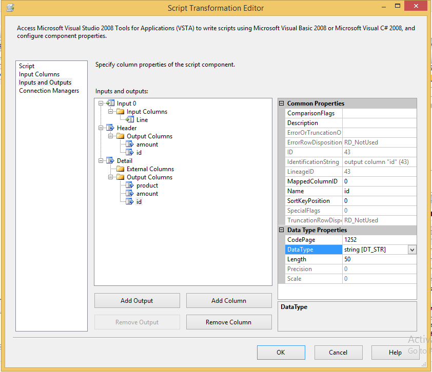 Import A Flat File With Header And Detail Rows In Ssis Codeproject