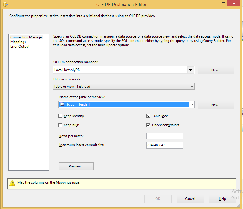 Import A Flat File With Header And Detail Rows In Ssis Codeproject