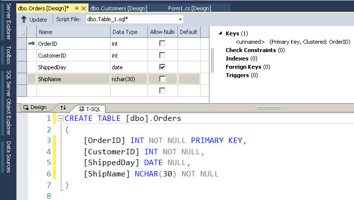 Walkthrough in detail : Create Dataset and Database with two relational ... Walkthrough in detail : Create Dataset and Database with two relational ...