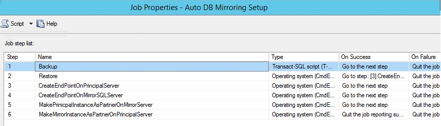 Automating The Sql Database Mirroring Setup Codeproject