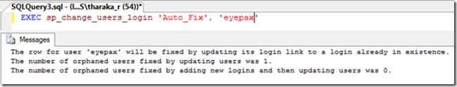 How To Fix Orphaned Sql Users Codeproject
