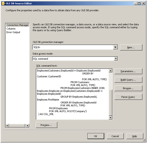 How To Export Data From Database Tables To An Xml File Using Ssis Codeproject