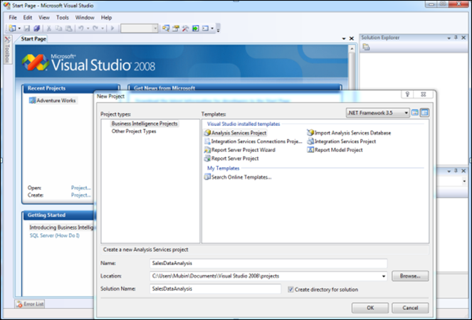Create First Olap Cube In Sql Server Analysis Services Codeproject